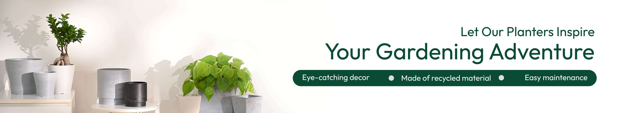Buy Rezer premium planters by Ugaoo |Sustainable & Stylish