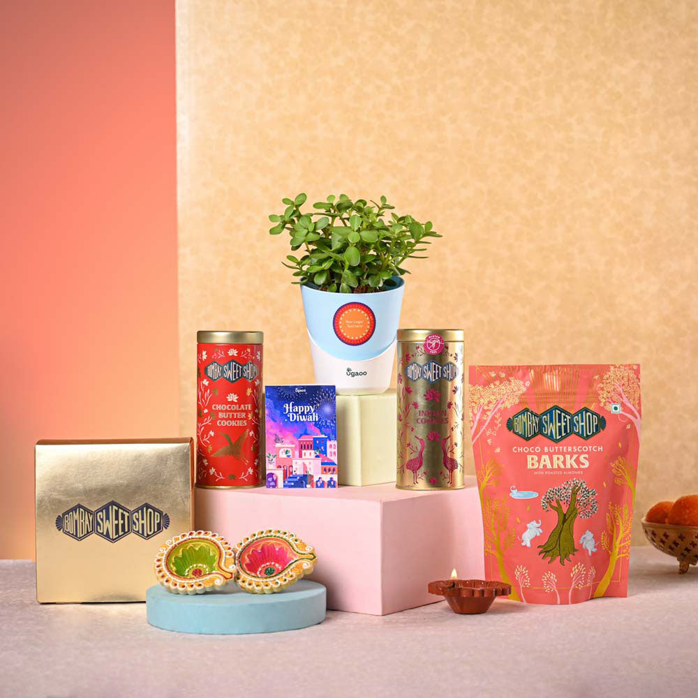 Jade Mini and Bombay Sweet Shop Diwali Gift Hamper – Ugaoo