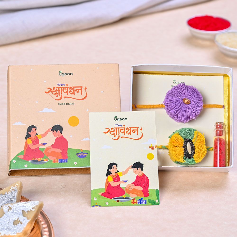 Plantable Seed Rakhi - Set of 2 – Ugaoo