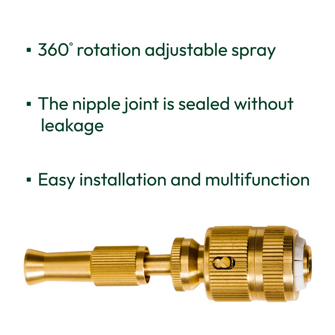 High Pressure Water Spray Brass Nozzle – Ugaoo