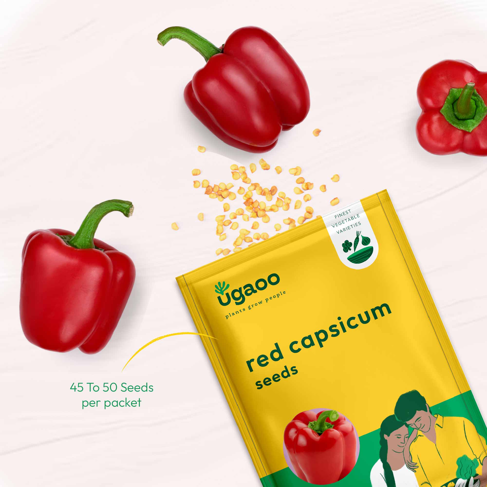 Red Capsicum Seeds – Ugaoo