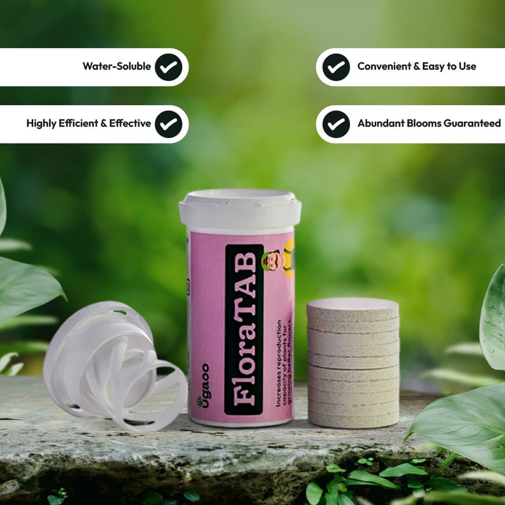 Flora Tab Fertilizer Tablets: Boost Flower Growth Naturally – Ugaoo