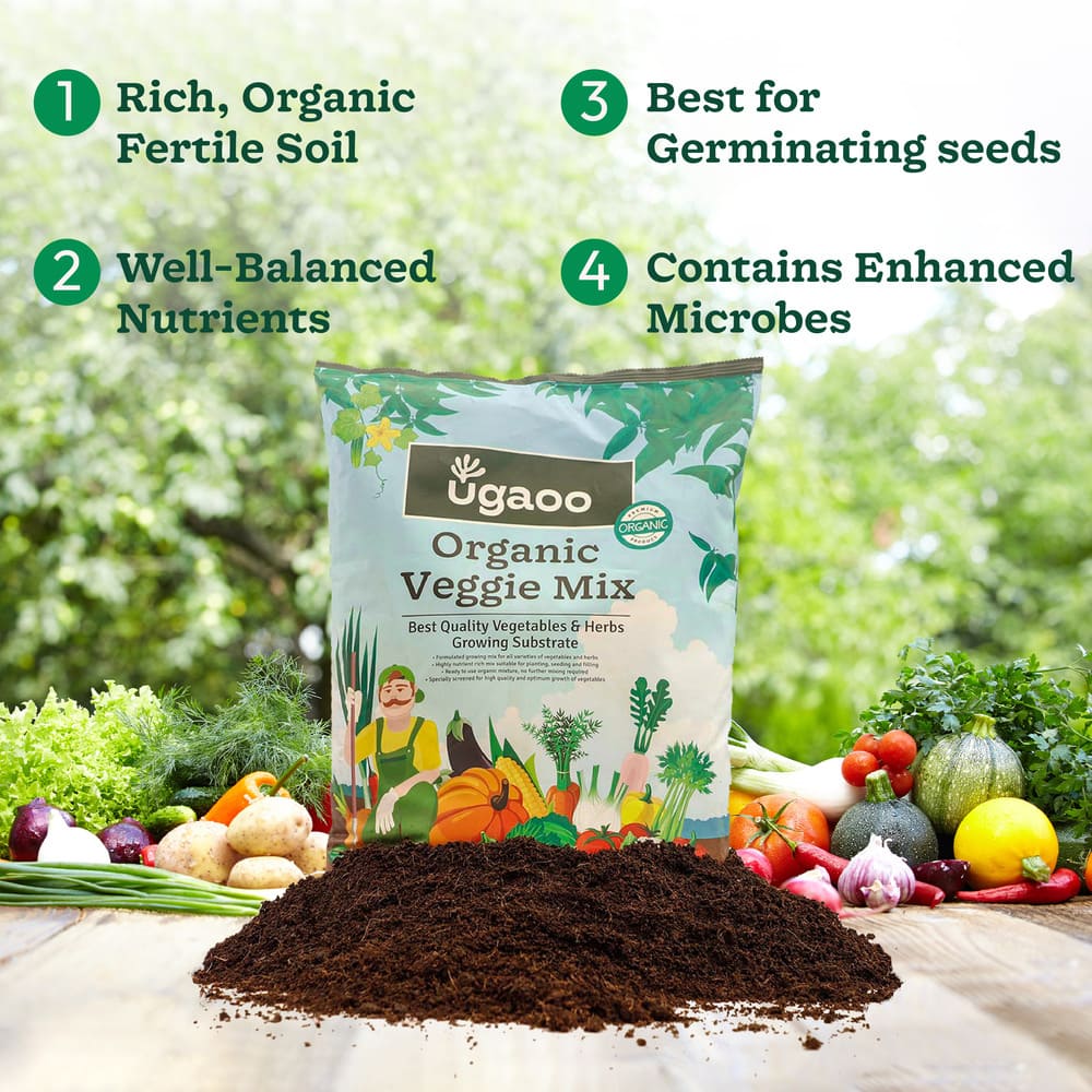 Organic Veggie Mix: Nutrient-Rich Soil Blend for Thriving Vegetables ...