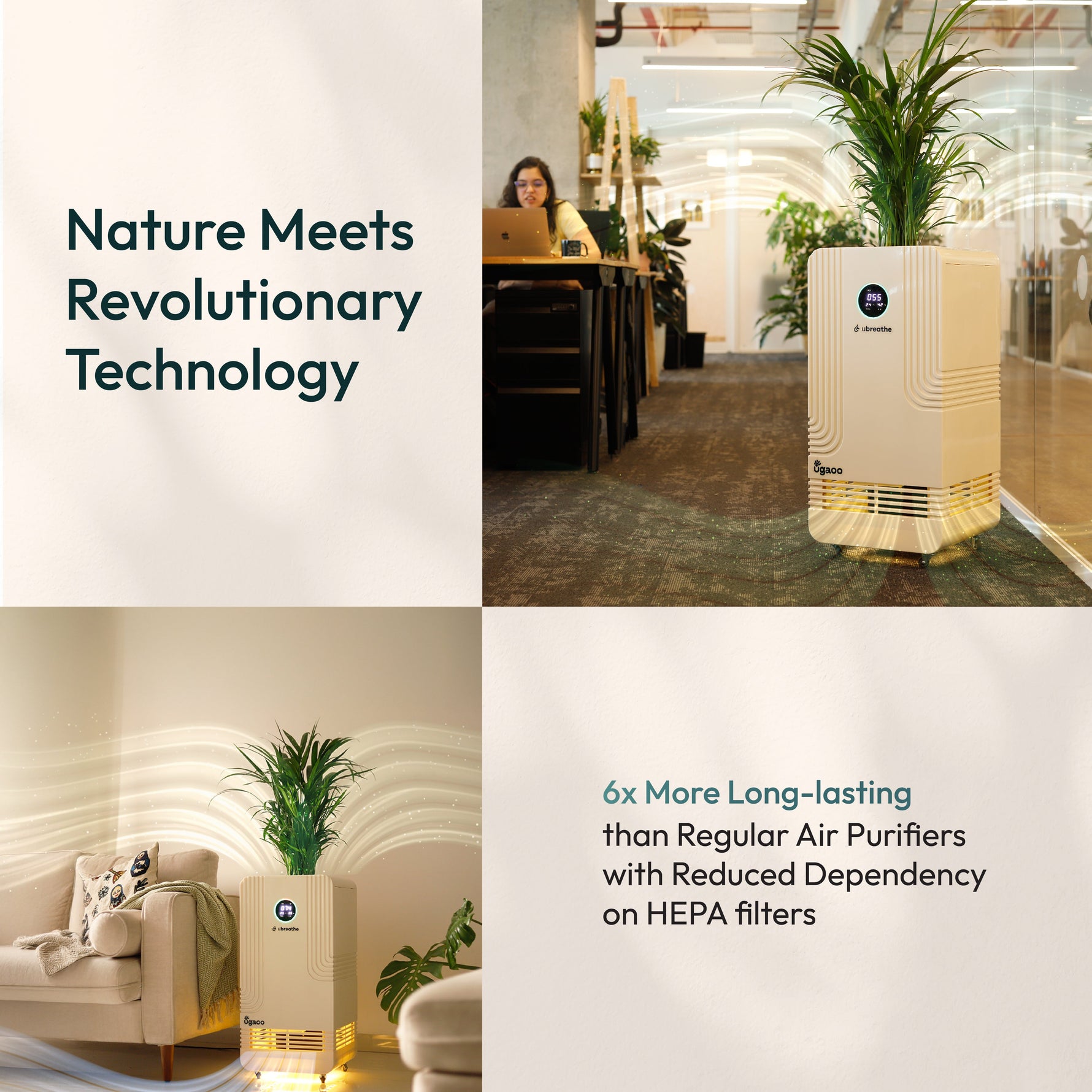 Buy Ugaoo's smart plant-based Air Purifier | Sustainable & Effective