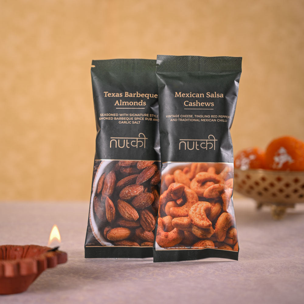 Jade Mini & Nutki Gourmet Nut Mix Diwali Gift Hamper – Ugaoo