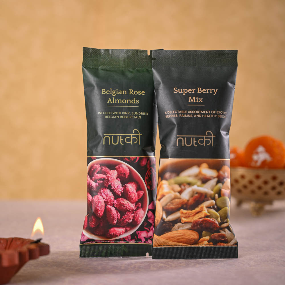 Jade Mini & Nutki Gourmet Nut Mix Diwali Gift Hamper – Ugaoo
