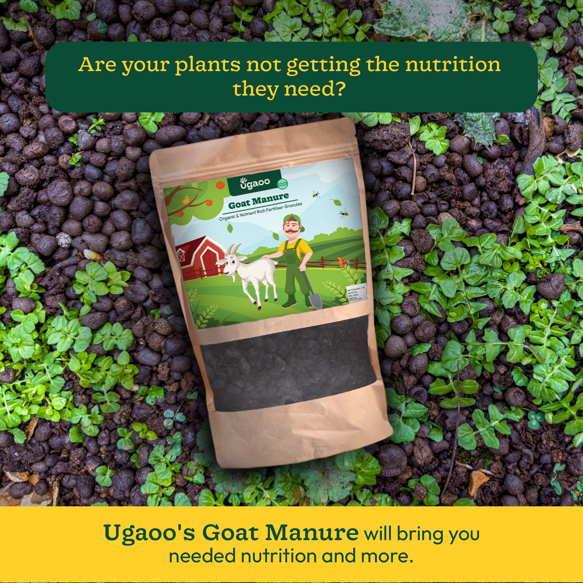 Buy Goat Manure Fertilizer & Enhance Soil Health Naturally. – Ugaoo