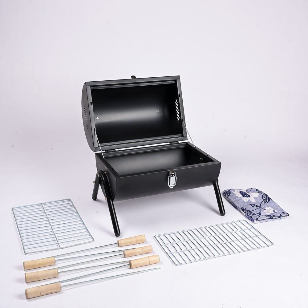 Barrel Style Barbecue Grill – Ugaoo