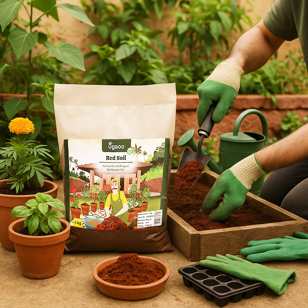 Buy Red Soil for Gardening: Essential for Healthy Plant Development – Ugaoo