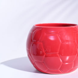 Football Ceramic Pot (5.3 Inch Diameter) – Ugaoo